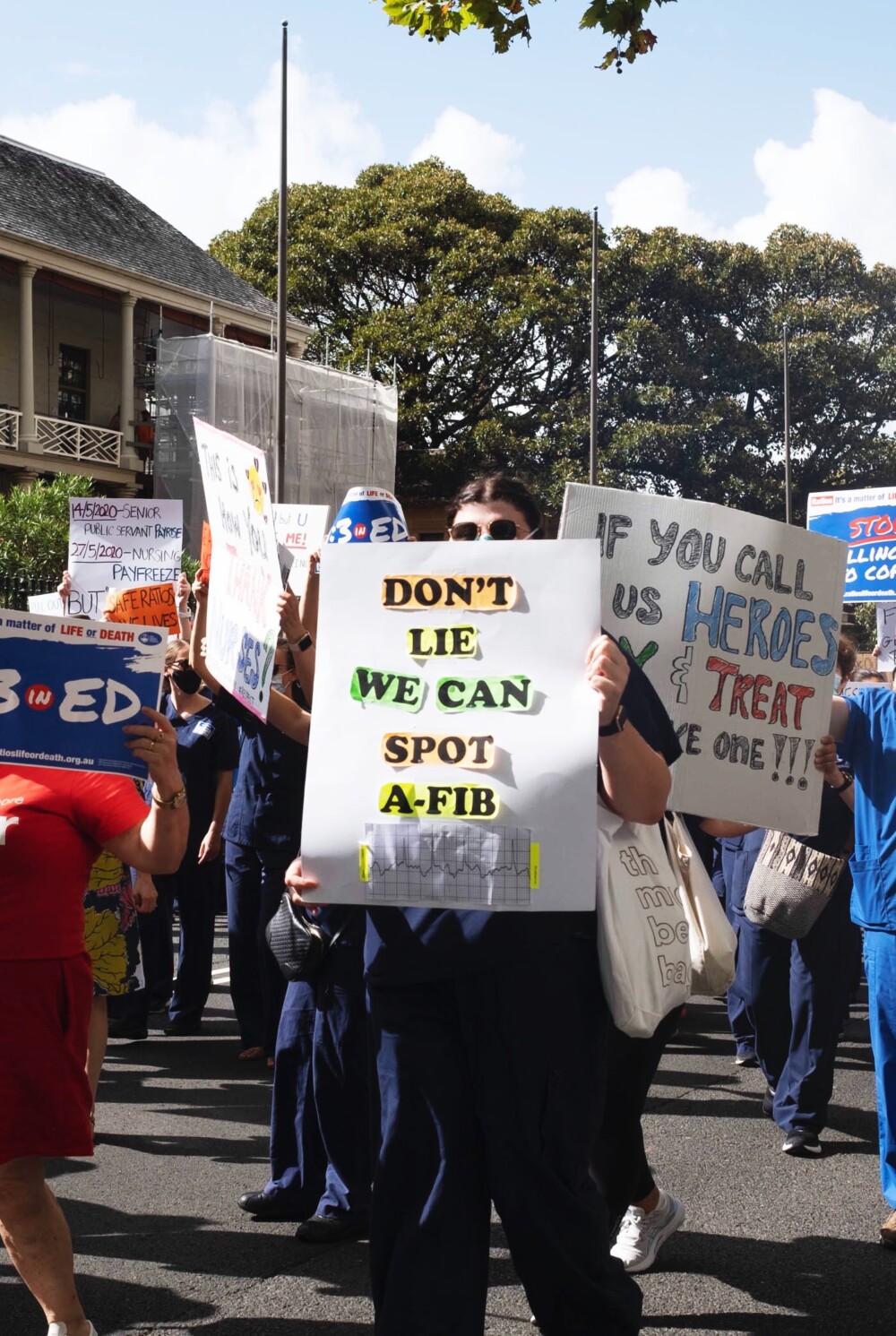 Nurses Deserve a Pay Rise | Protest Signs | Australian Unions